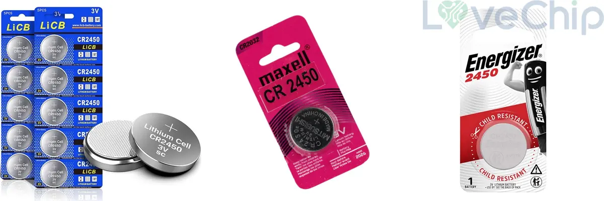CR2450 Battery Equivalent and Comprehensive Guide - LoveChip