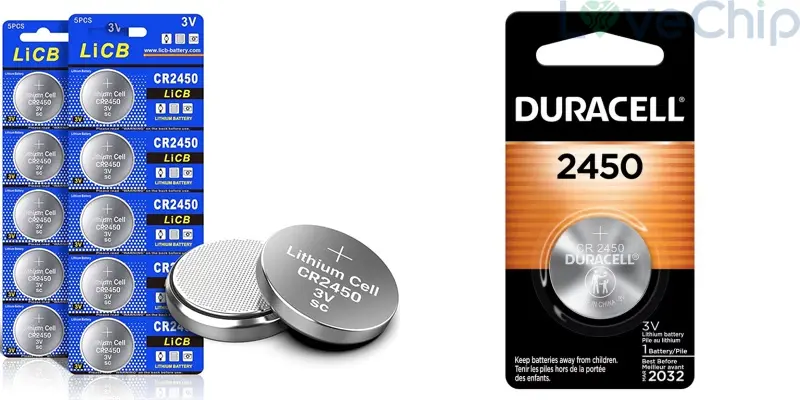 CR2450 Battery Equivalent and Comprehensive Guide - LoveChip